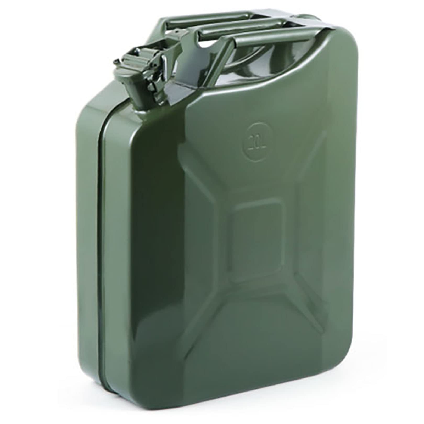 Buy 5/10/20L Jerry Cans Metal Rubber Jerry Gerry Can Pouring Spout ...