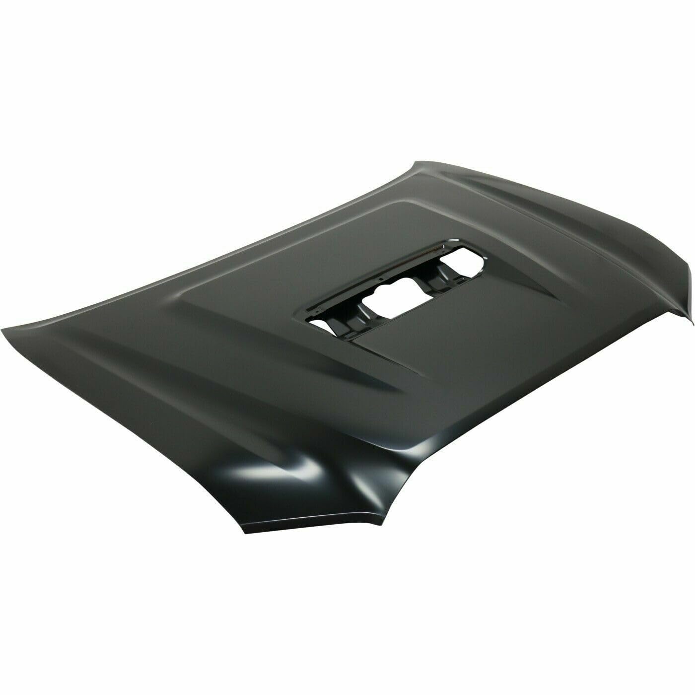 Amazon.com: Parts N Go Primed Black Steel Hood Panel w/Scoop Cut-Out ...