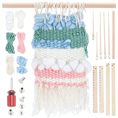 WEBEEDY Weaving Loom Kit, Macrame Wall Hanging kit for Adult Beginners ...