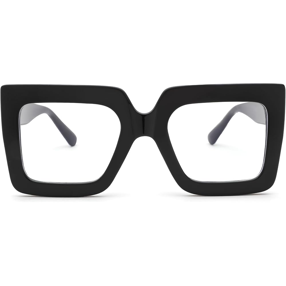 $1/mo - Finance Pro Acme Blue Light Blocking Glasses Big Square Thick ...