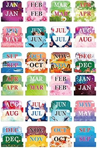 Amazon.com : Mr. Pen- Monthly and Seasonal Tabs, 84 pcs, Planner Tabs ...