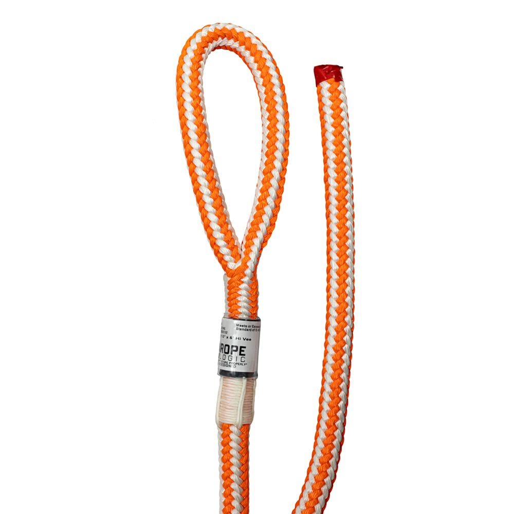 Snapklik.com : ROPE Logic Split Tail Hi-Vee 13mm X 5 Single Eye Rope