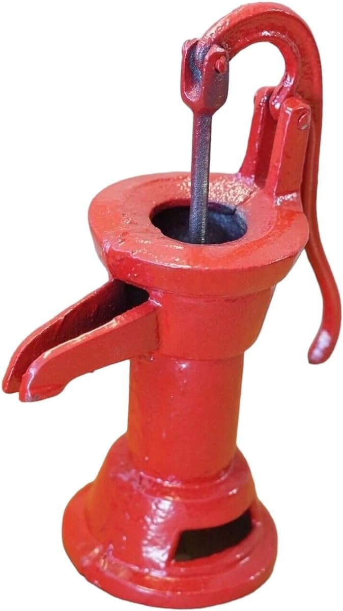 Amazon.com: Cast Iron Decroative Pump Cistern for Ponds Decor Hollow ...