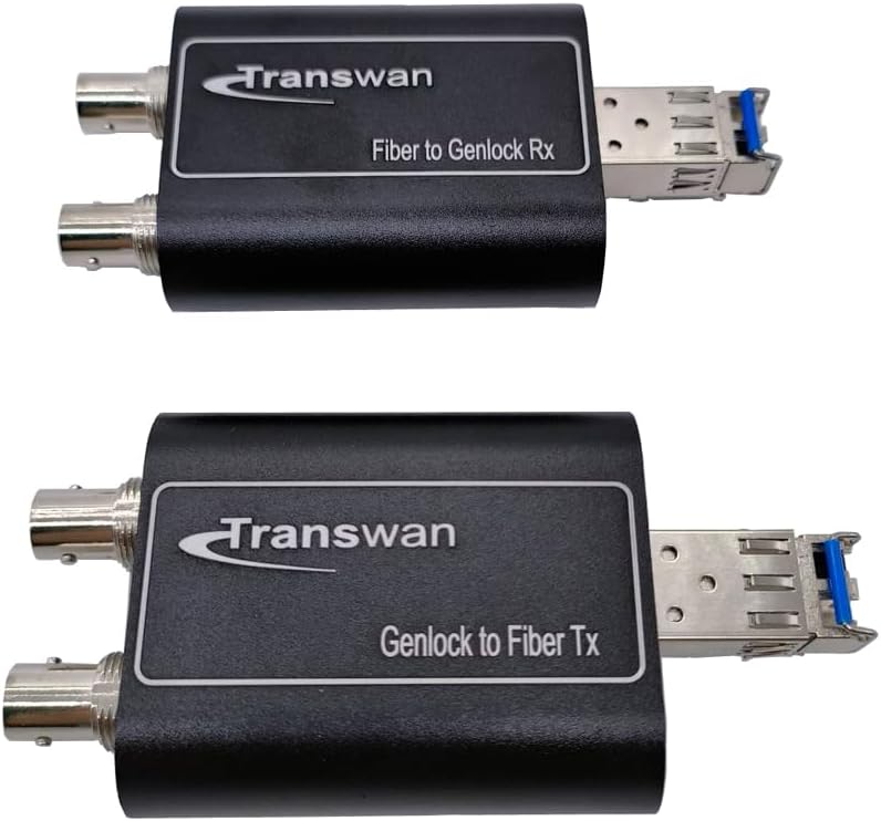 Amazon.com: Genlock (CVBS/Blackburst/Tri-Level) Over Optic Fiber ...