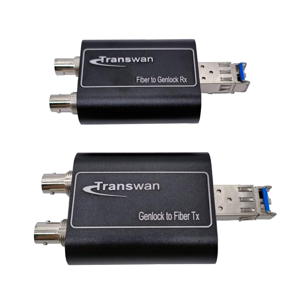 Amazon.com: Genlock (CVBS/Blackburst/Tri-Level) Over Optic Fiber ...