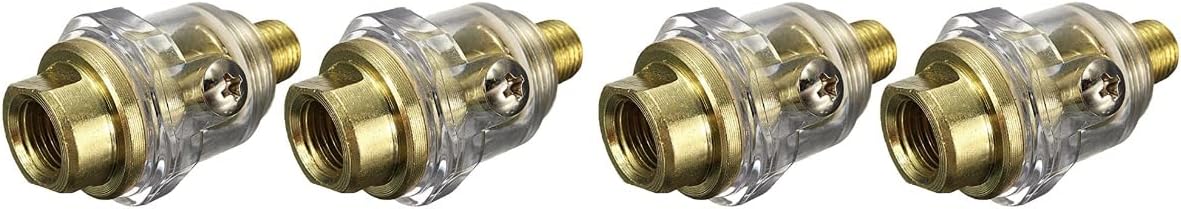DOITOOL 4pcs Mini In-line Oiler for Pneumatic Tools Compressor ...