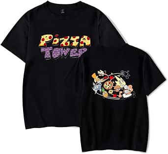 Pizza Tower Merch T Shirt Men Women Classic Short Sleev Top Tee ...