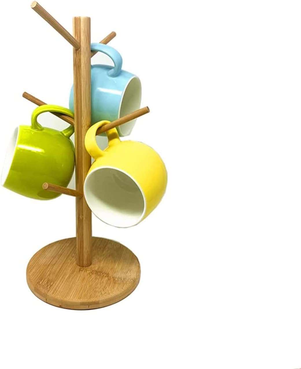 Amazon.com: BVLJOY Mug Holder Tree, Coffee Cup Holder, Bamboo Mug Tree ...