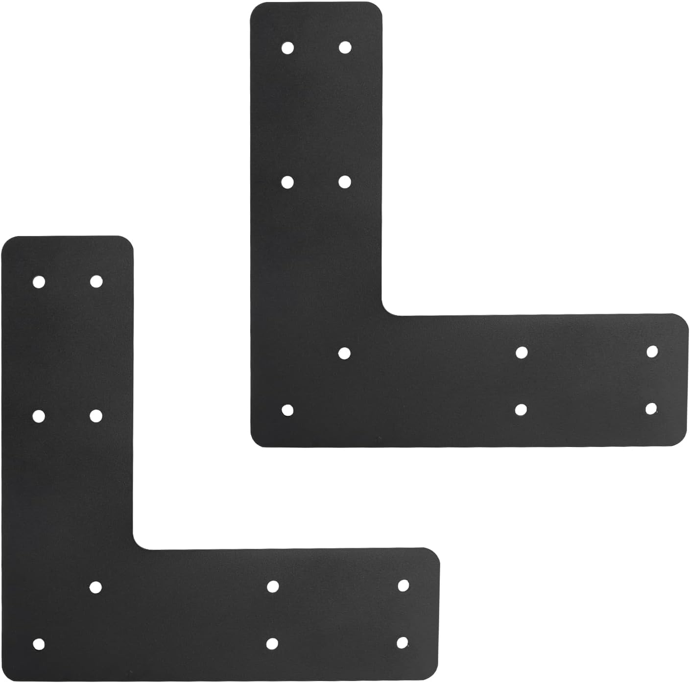 Amazon.com: 10x10 L Post Bracket 2PCS, L Flat Mending Plate for Wood ...