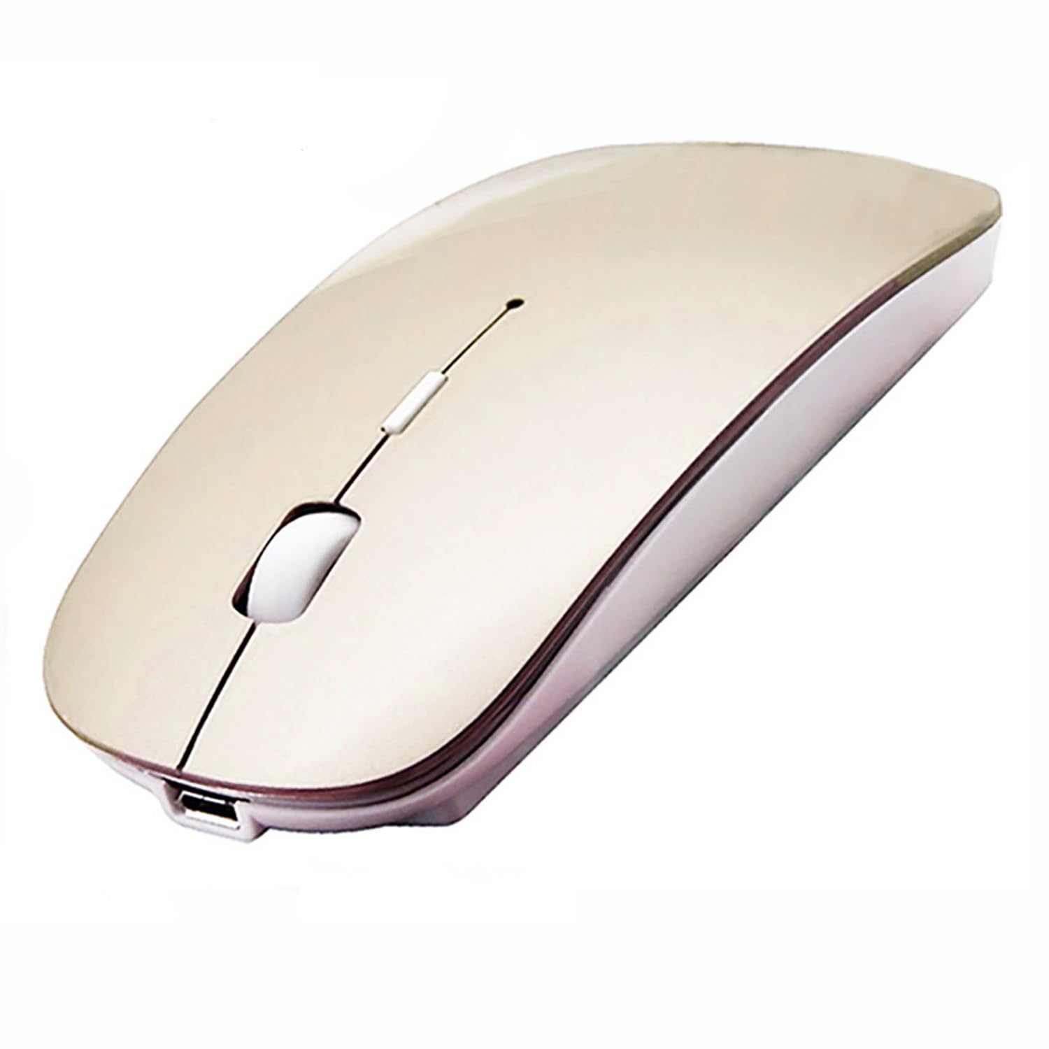 Amazon.com: PeiBO Bluetooth 5.2 Wireless Mouse, Gold, Rechargeable ...