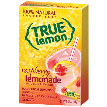 100% Natural True Lemon-ade with Raspberry 10 Ct (Pack of 3) by True ...