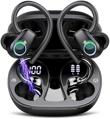 Amazon.com: Wireless Earbuds, Bluetooth 5.3 Headphones Sport, In Ear ...