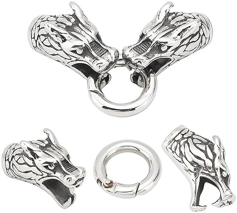 Amazon.com: UNICRAFTALE 2Pcs Stainless Steel Cord End Caps Connectors ...