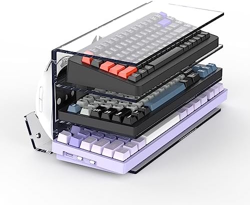 Amazon.com: SUEHIODHY 1pcs Acrylic Keyboard Display Stand Clear 3-Tier ...
