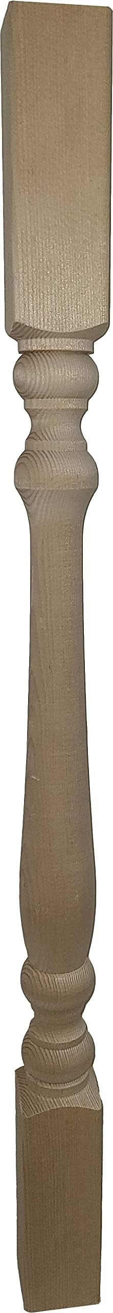 Hemlock Wood Baluster Spindle Colonial (Nominal 2" X 2" X 24") (Actual ...