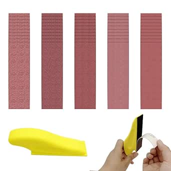 SULIVES Pack of 50 Sand Paper Sheets, Sand Paper Pack for Wood - Mixed ...