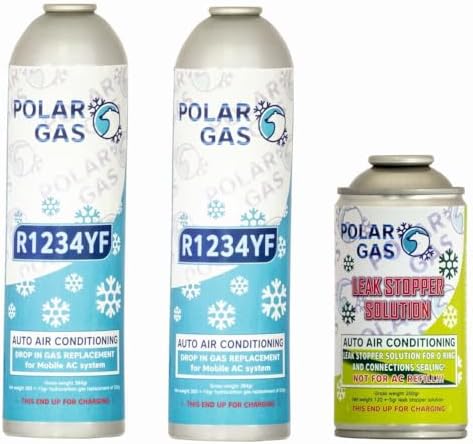 Car AC Aircon R1234YF Air Con Conditioning Top up Topup Refill Regas ...