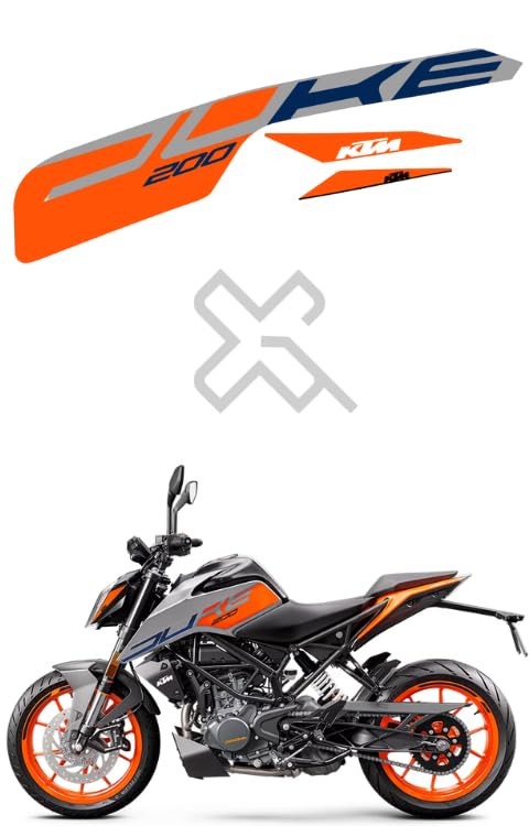 Grayfixx Duke 200 Full Sticker | Duke 200 Sticker : Amazon.in: Car ...