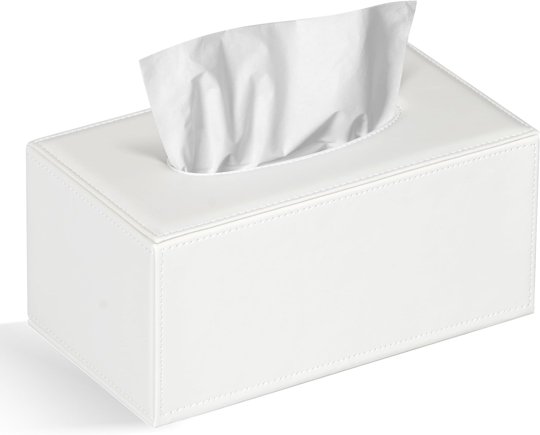 Amazon.com: S Forever Decorative Napkin Box Faux Leather Rectangular ...