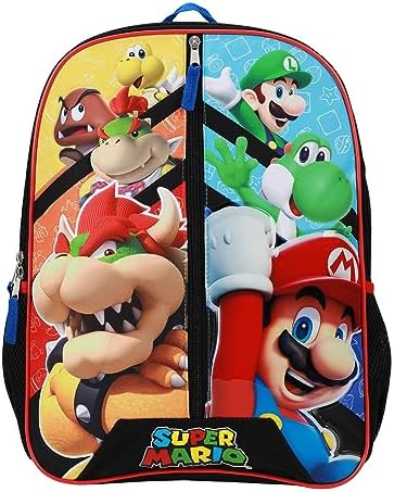 Amazon.com | Nintendo Super Mario Brothers Boys Girls Teen 16" School ...