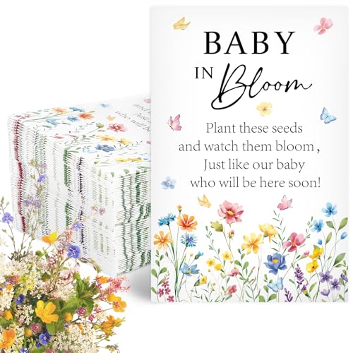 Best Wildflower Seed Packets for Baby Shower Gifts and Favors – Garden ...