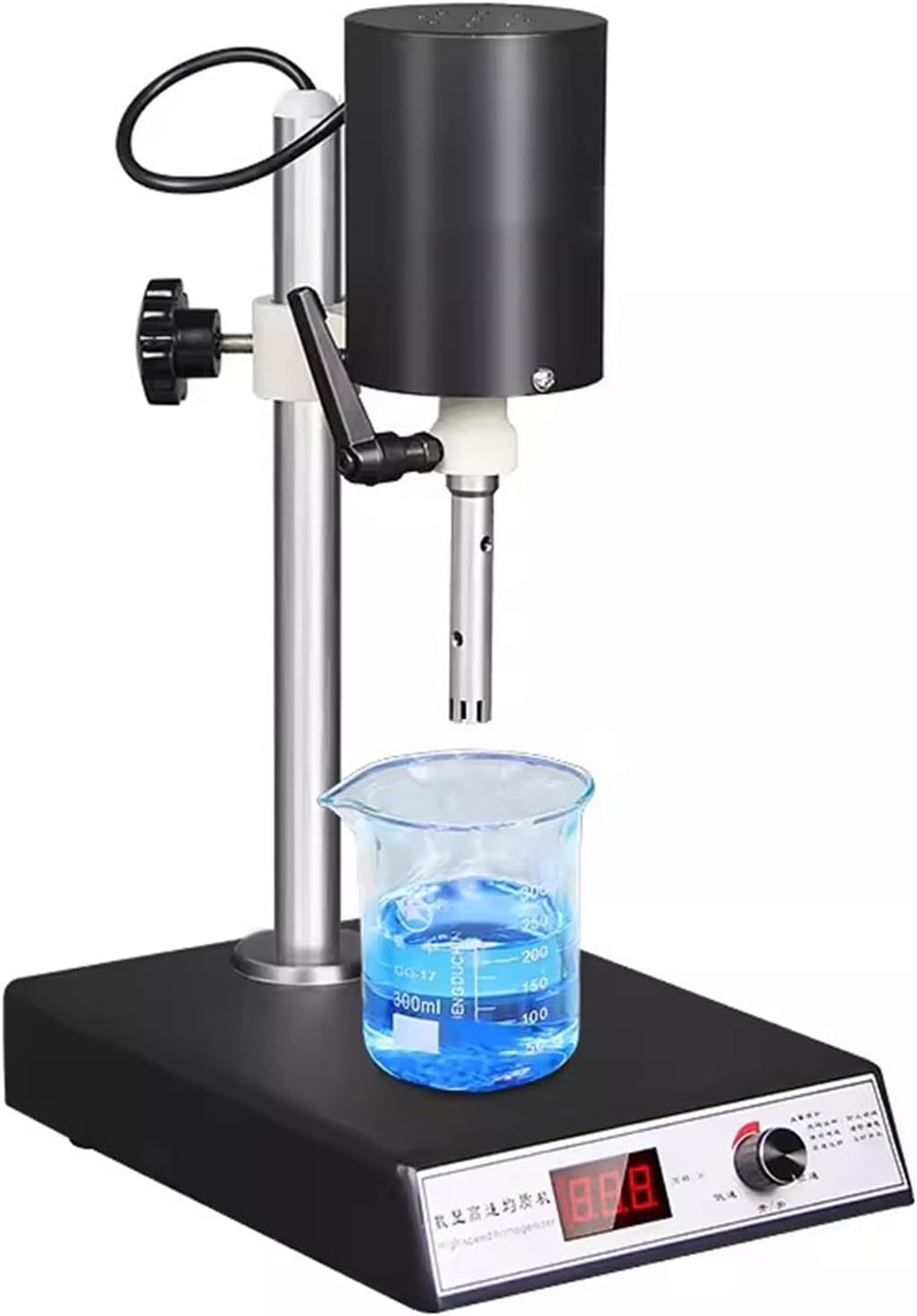 LAZRU High Speed Homogenizer, Lab Disperser Emulsifier, Speed ...