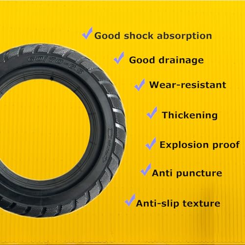 Solid Tire Replacement for Segway Ninebot Max G30LP G30 Zero 10x2.5 ...