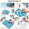 Magicfly 3D Fabric Paints, 40 Colors Puffy Paint Set with Fluorescent ...