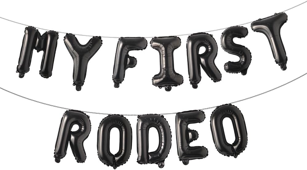Amazon.com: My First Rodeo Party Decoration & Supplies - Banner ...