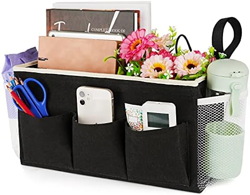 Amazon.com: Aiduy Bedside Caddy Hanging Organizer, Bunk Bed Organizer ...