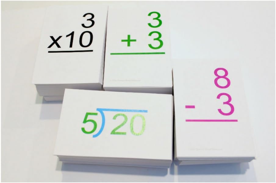 Amazon.com: All Possible 0-12 Addition Subtraction Multiplication ...