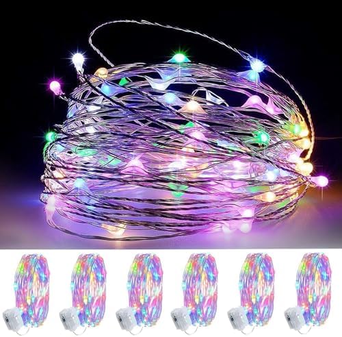 Stringa Luci Led, 2M 20 luci led a Batteria Catene luminose Ghirlanda ...