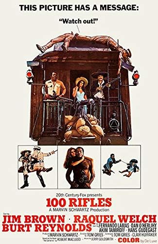 Amazon.com: 100 Rifles - 1969 - Movie Poster: Posters & Prints