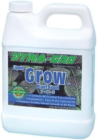 Amazon.com : Dyna-GRO GRO-032 Grow Liquid Plant Food 7-9-5, 32-Ounce ...