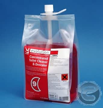 Cleenol EV9 Evolution Toilet Cleaner and Descaler, 1.5 L, Pack of 2 ...