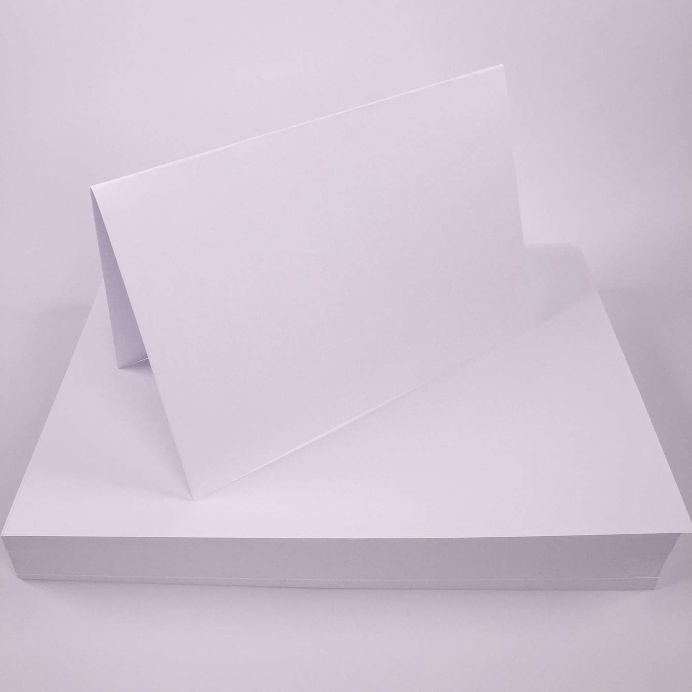 A5 Bright White Craft Card for Crafting 180gsm Art Cardstock 50 Sheets ...