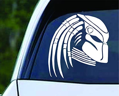 Amazon.com: Bazinga Designs Predator Head Profile Vinyl Die Cut Decal ...