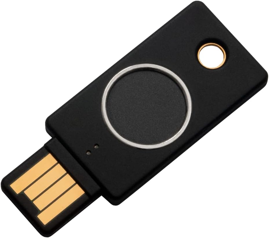 Amazon | Yubico YubiKey Bio C Fido Edition 指紋認証 - FIDOセキュリティキー 2要素認証キー ...