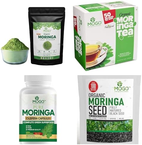 Amazon.com: MOGO - Moringa Powder - Moringa Capsule - Moringa Tea and Moringa Seed : Health ...