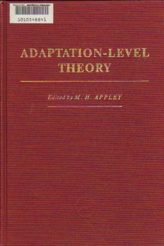 Adaption Level Theory: unknown author: Amazon.com: Books