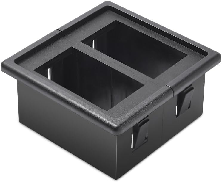 Amazon.com: MicTuning MH002 2PCS Rocker Switch Holder Panel Housing Kit ...