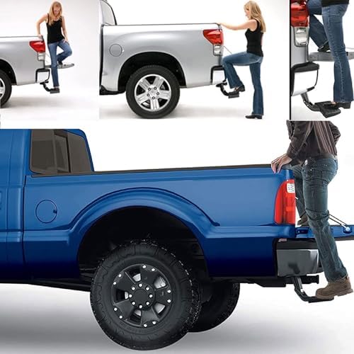 Amazon.com: Rear Bed Step Compatible with Ford Ranger 2023, Retractable ...