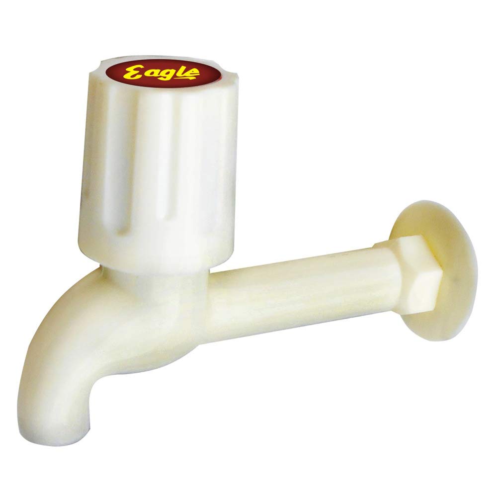 Generic Eagle Classic PVC Long Body Bib Cock (White) Pack of 75 ...