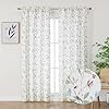 Amazon.com: Chyhomenyc Roman Linen Blend Curtains 84 Inch Length 2 ...