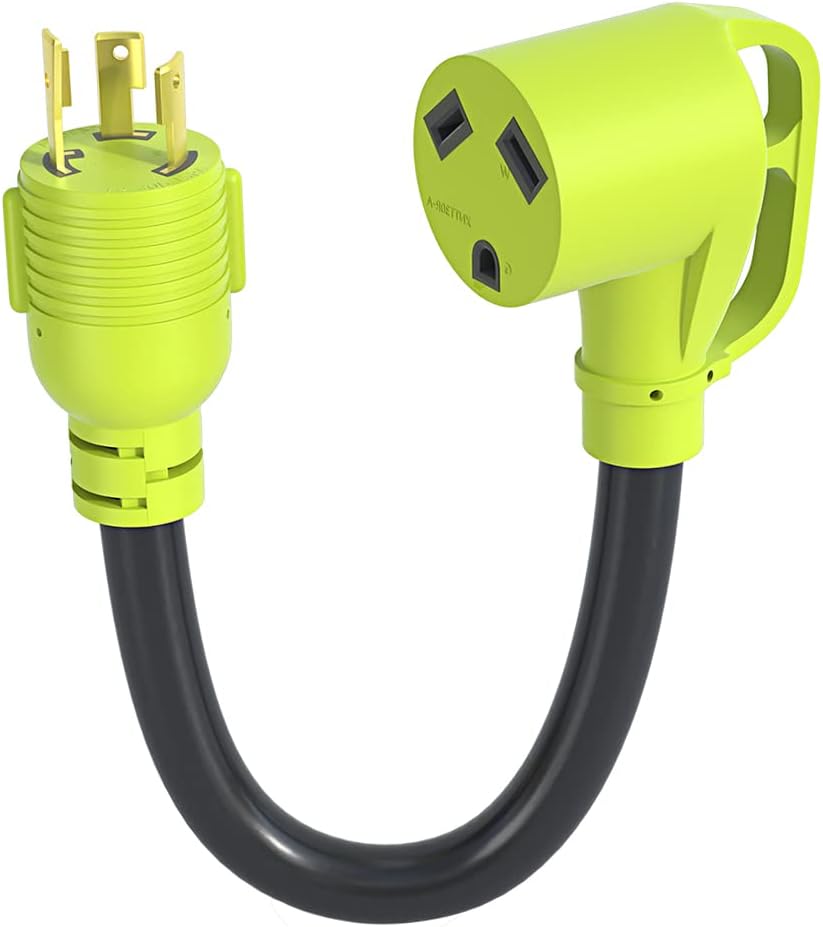 Amazon.com: WEN GNA030, NEMA L5-30P Twist-Lock Power Plug to TT-30R ...