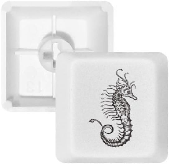 Hippocampus Marine Life Illustration PBT Keycaps for Mechanical ...