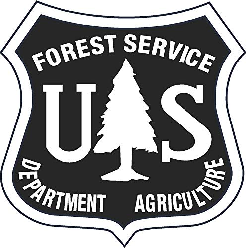 Amazon.com - 12" Black Us Forest Service Shield Sticker
