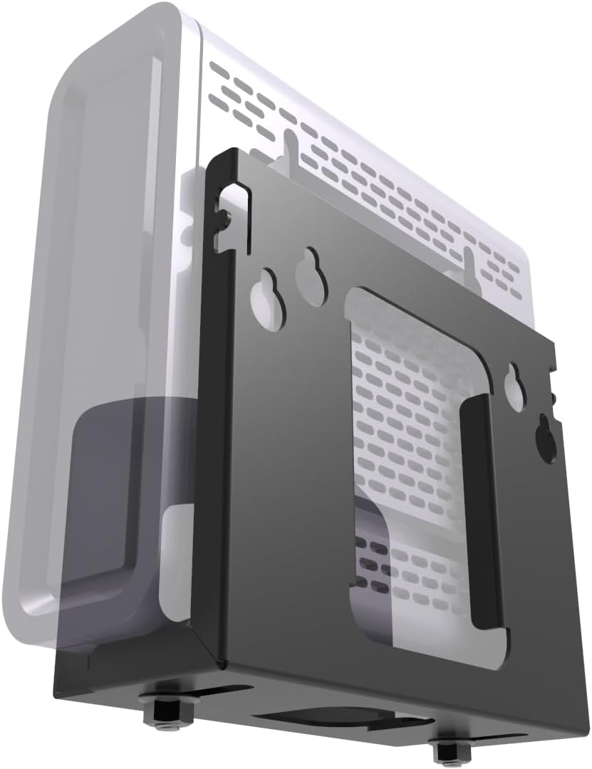 Amazon.com: Mount-It! Cable Box Mount Behind TV | Adjustable Universal ...