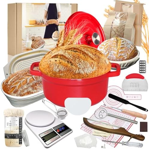 Amazon.com: Sourdough Bread Baking Supplies, Sourdough Starter Kit ...