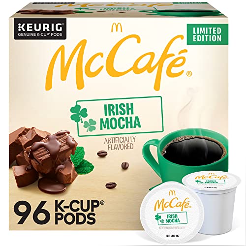 McCafe Irish Mocha, Keurig Single Serve K-Cup Pods, Flavored Coffee, 96 ...